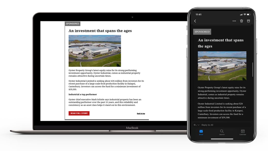 NZME. - BusinessDesk Native Email Content